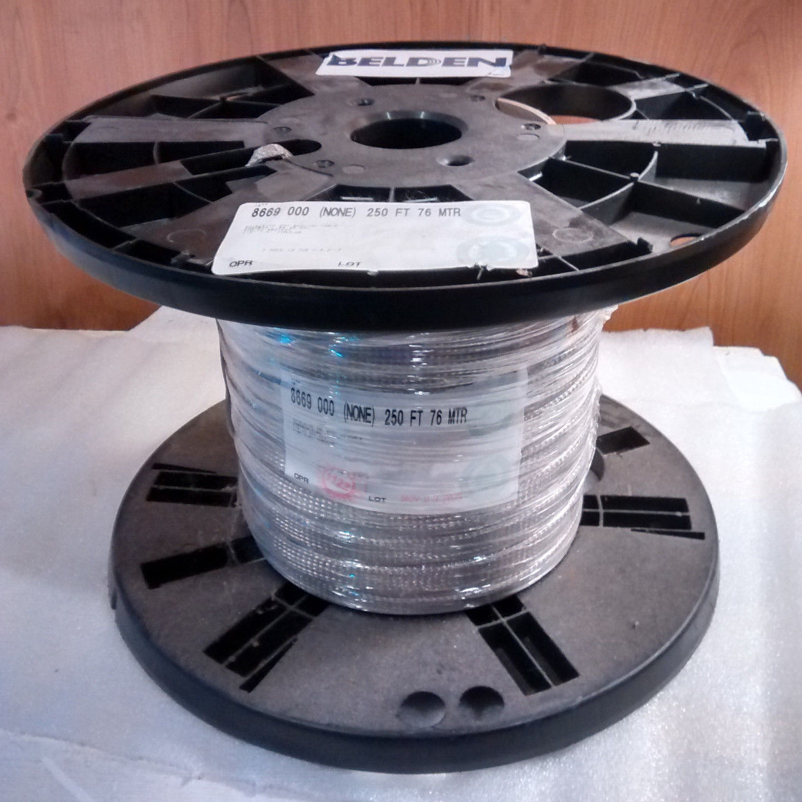 Belden 250' 1/2" Diameter Tubular Tinned Copper Braided Shield & Bond ...