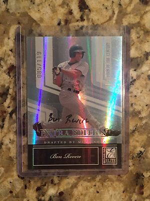 BEN REVERE 2007 Donruss Elite TOTC Prospect Rookie Autograph Auto /119 ...