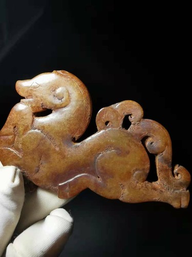 China jade sculpture statue horse pattern jade pendent ornament statue ...