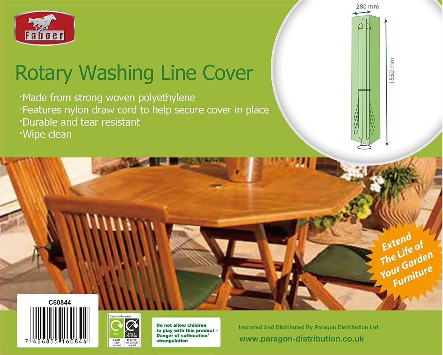 Waterproof Heavy Duty Rotary Washing Line Cover Clothes Airer Garden ...