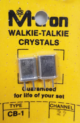 Newport Ch27 Channel 27 Receive & Transmit Crystal Pair For Walkie ...
