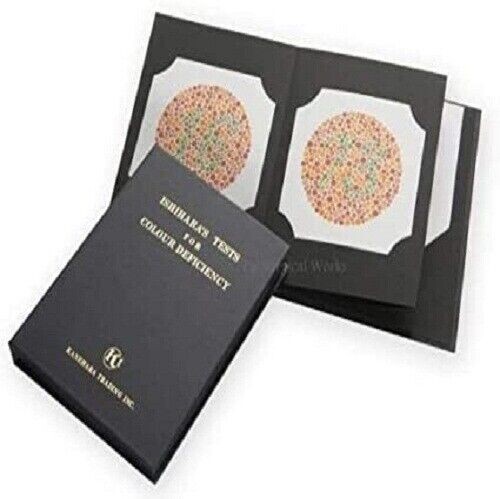 38 Plate Ishihara Test Book For Color Blindness Ophthalmology | eBay