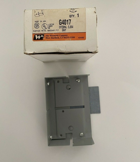 Legrand Wiremold G4017 4000 Series Raceway Internal Elbow Gray for sale ...
