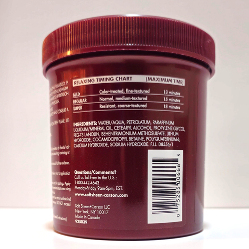 Softsheen Carson - Optimum Smooth Relaxer Step 2 - Mild Strength - 14.1 ...