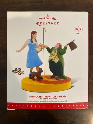 Hallmark Keepsake Ornament DING DONG the WITCH IS DEAD! Wizard of Oz | eBay