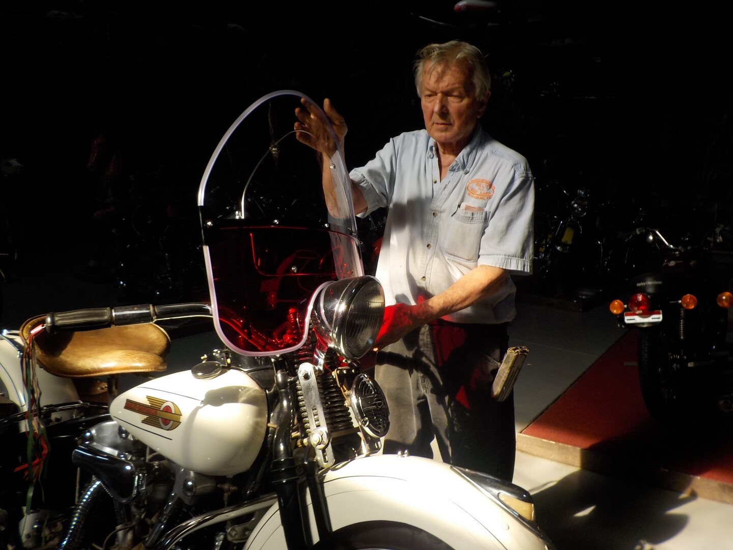 KNUCKLEHEAD UL 45 PANHEAD "NEW" SPRINGER WINDSHIELD #562013 | eBay