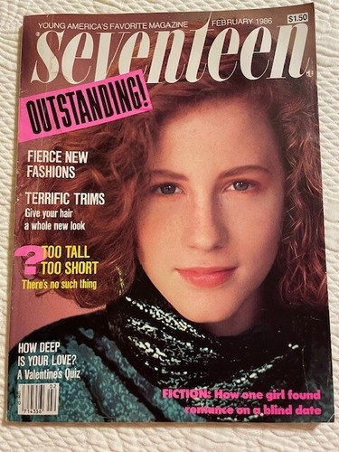 SEVENTEEN Magazine - FEBRUARY 1986 - ALISON COHN ON COVER | eBay