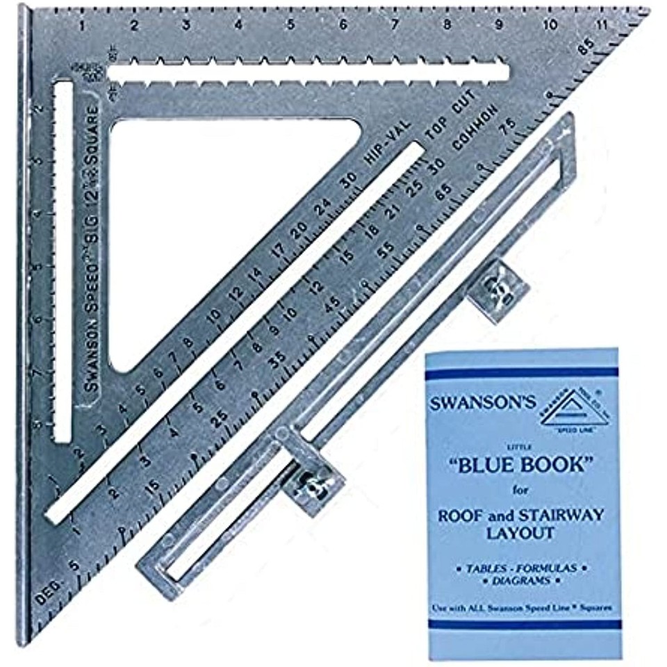Swanson Tool Co S0107 "Big 12" 12-Inch Speed Square Layout Tool with ...