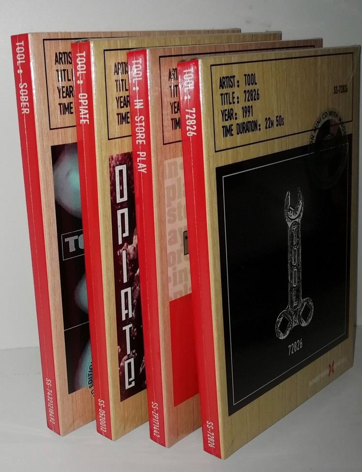 Tool - 72826, Opiate, Sober, In Store Play - 4 in one lot (Wood Box ...