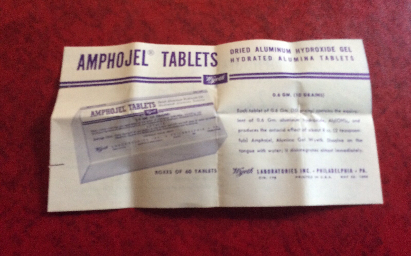 Amphojel Tablets, Antiacid, With All Tables Inside | eBay