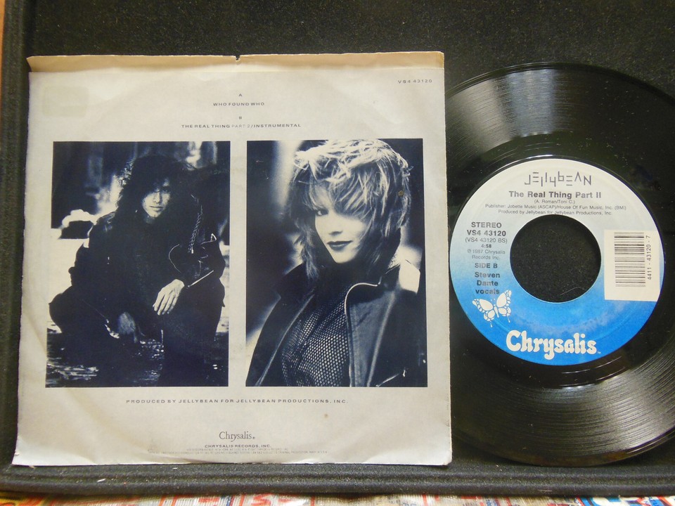 John "Jellybean" Benitez – Who Found Who / The Real Thing, 45 RPM VG w ...