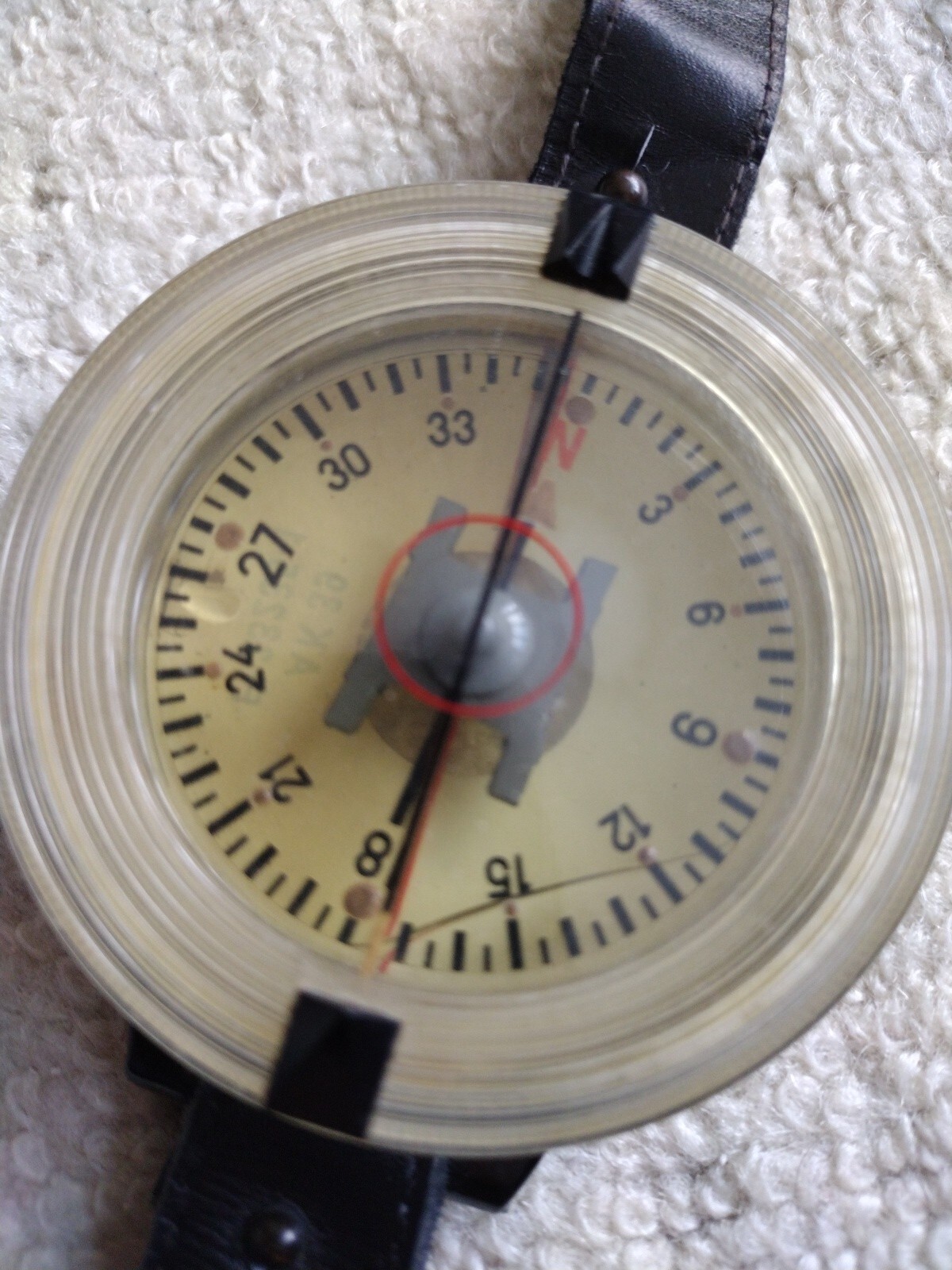 WW2 GERMAN LUFTWAFFE PILOTS AK39 Navigation Wrist Compass FI 23235-1 ...