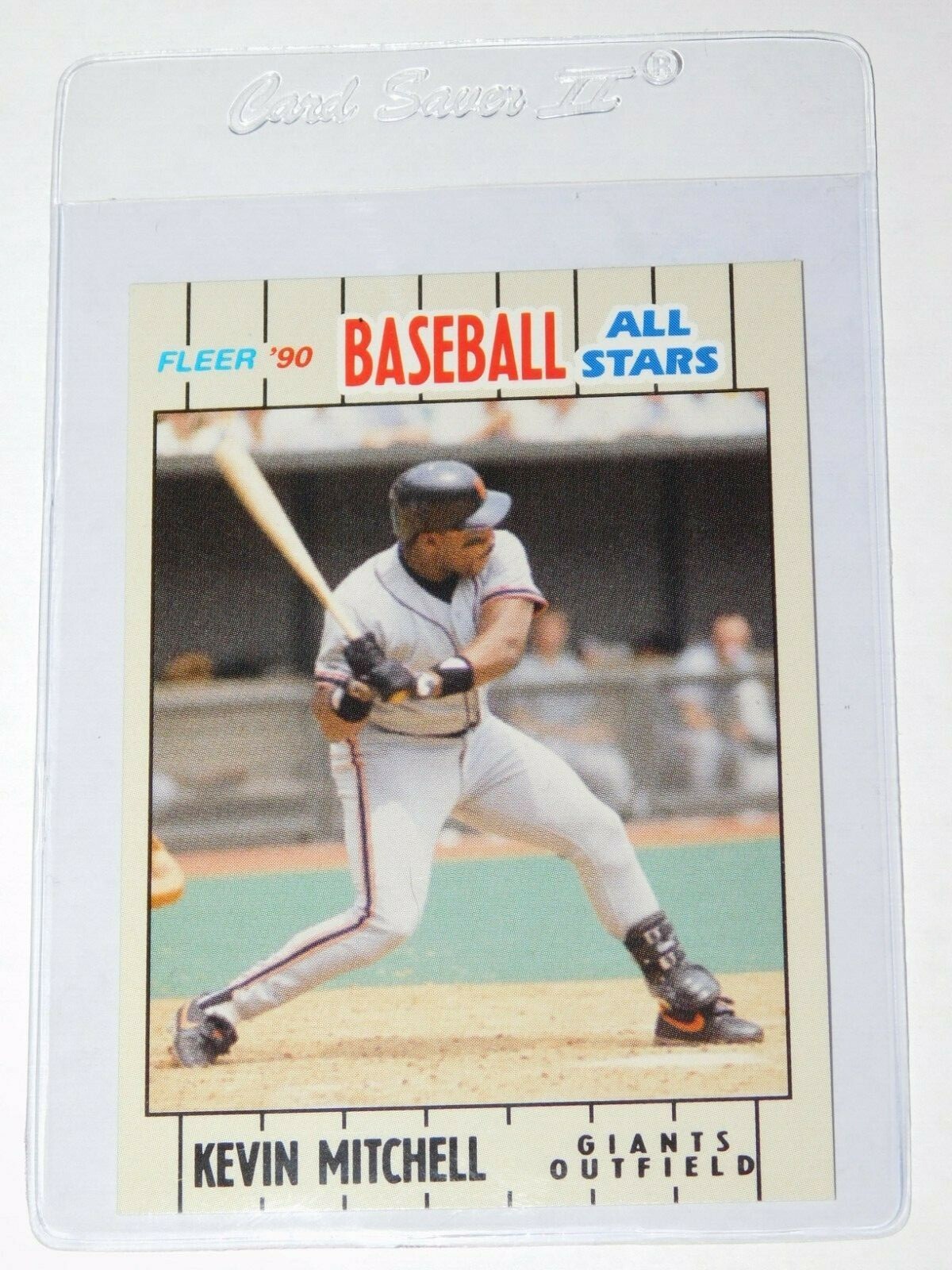 1990 FLEER BASEBALL ALL STARS KEVIN MITCHELL CARD #27 of 44 (Near Mint ...