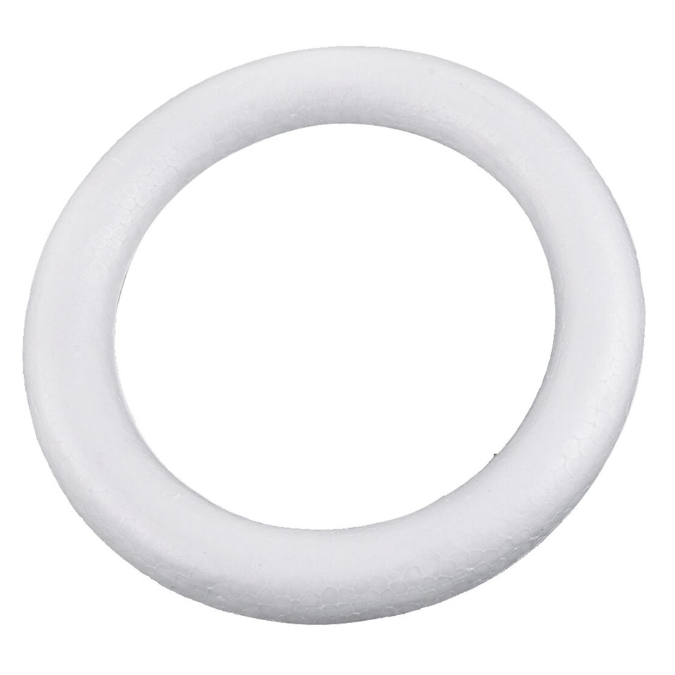 6pc 8" Foam Wreath Styrofoam Ring Floral Art Craft Party xMas Wedding ...