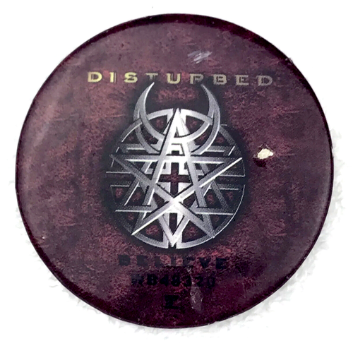 Disturbed Vintage Pin Button Pinback Music Band Concert Rock | eBay
