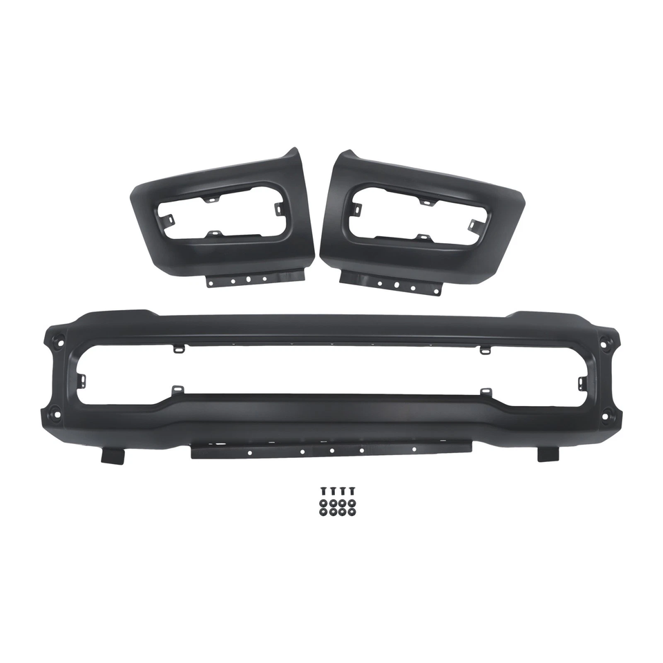 Black Steel Front Bumper Face Bar For Ford F250 F350 2023-2025 W/O ...