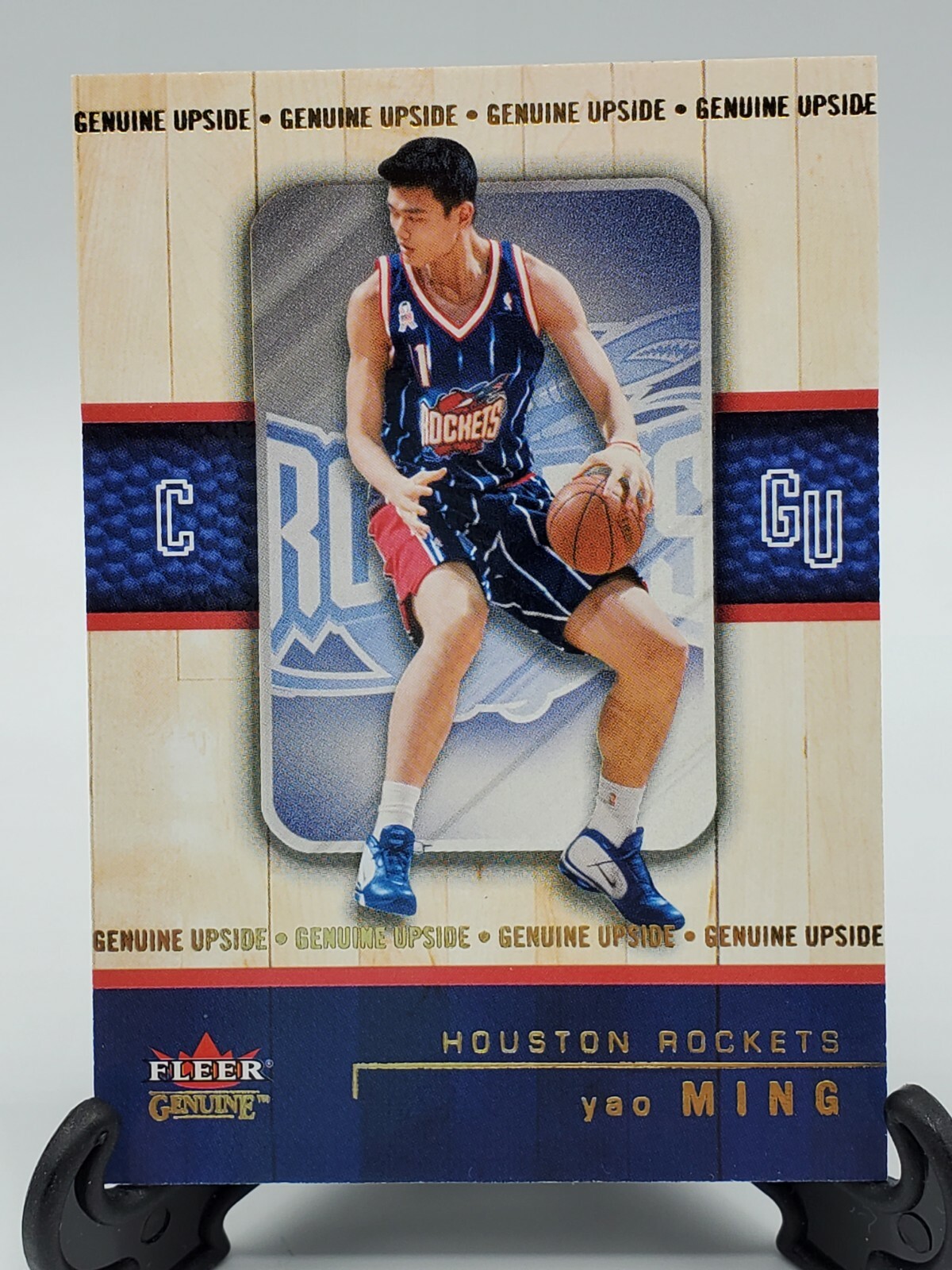2002-2003 Fleer Genuine Basketball #120 Yao Ming Rookie Card 324/2002 ...