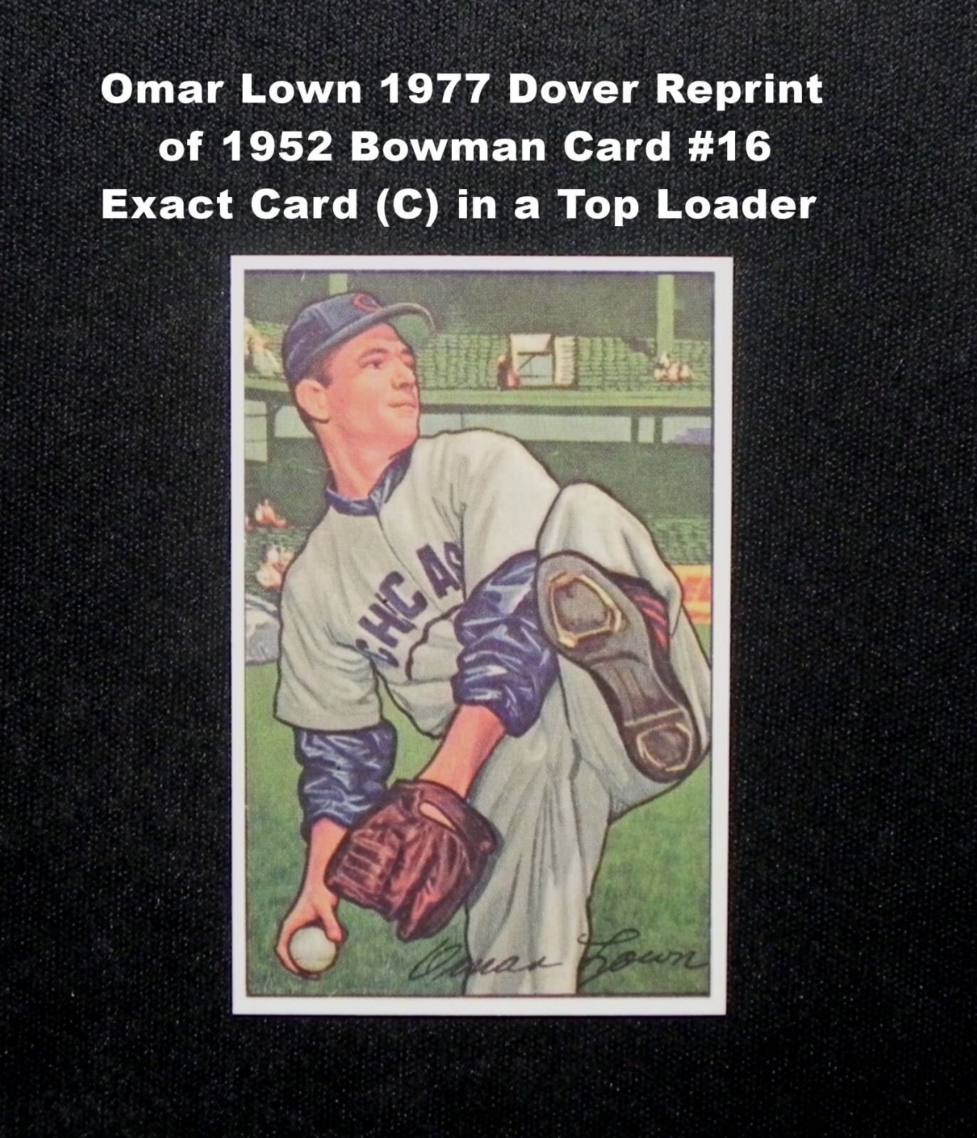 OMAR LOWN 1977 Dover Reprint of 1952 Bowman Card #16 _ Exact Card (C ...