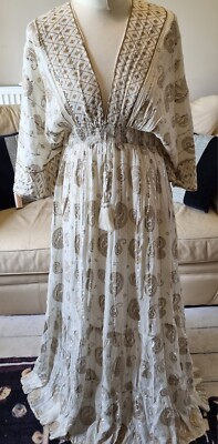 Siya Spanish Boho Madrid Boho Maxi Dress Size 10 To 16, rrp 64.99 ...