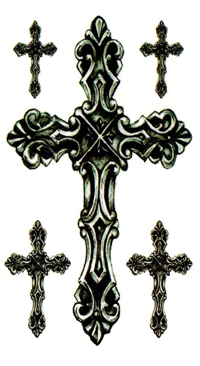 Gothic Cross Tattoo Designs Gallery