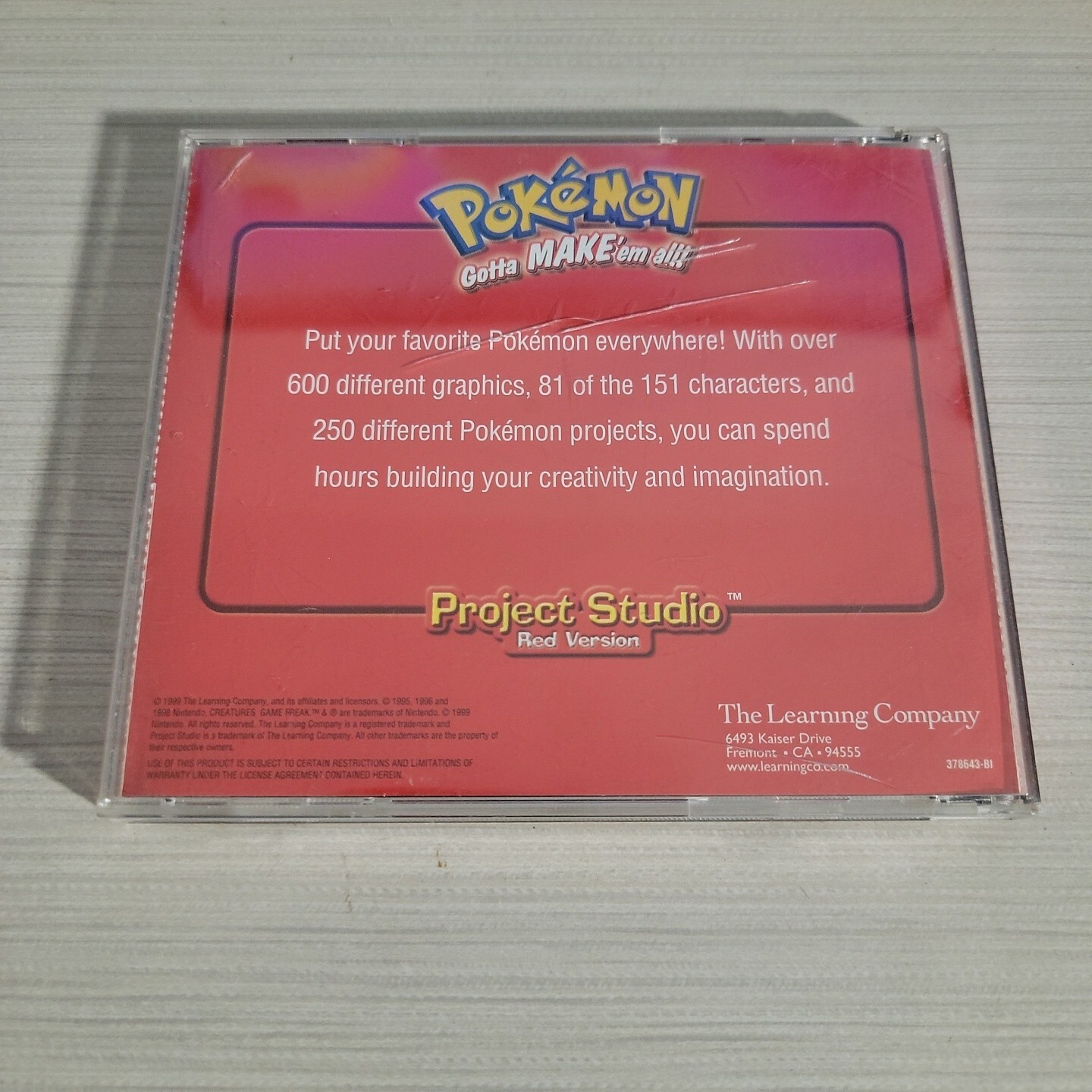 Vintage Pokémon: Project Studio Red Version (PC 1999) Gotta Make 'em ...