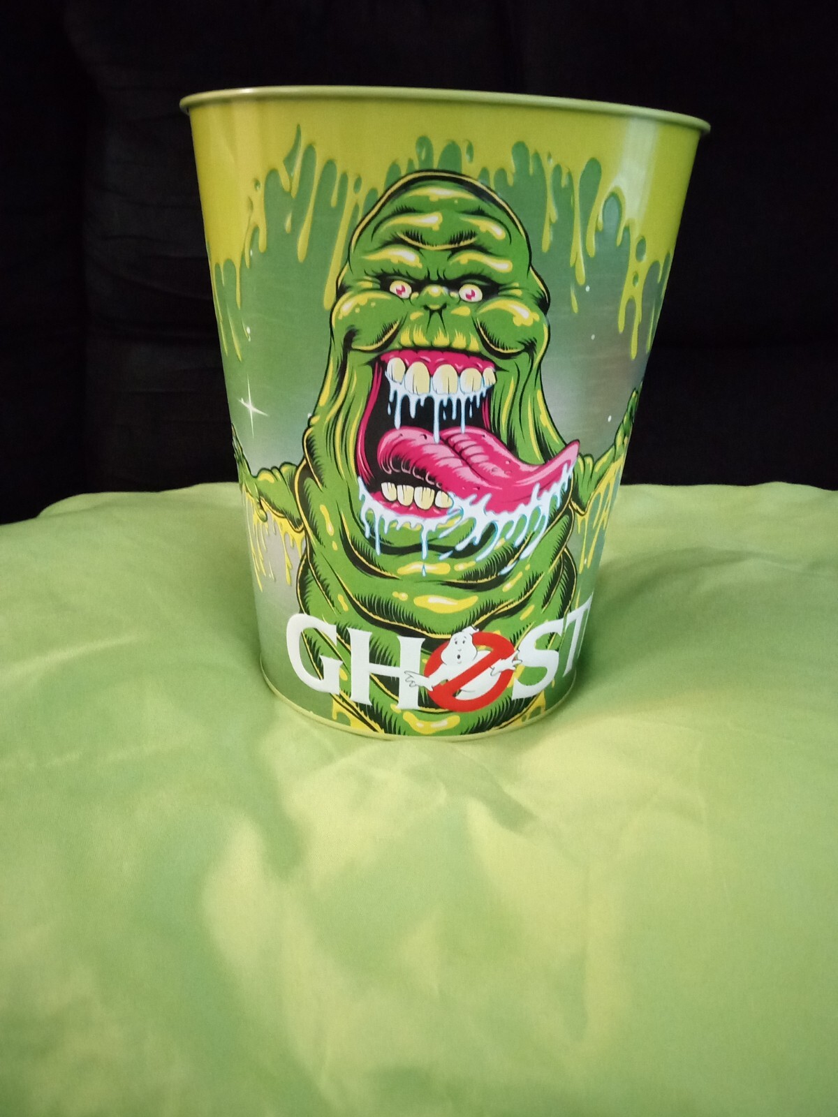 NEW Ghostbusters Frozen Empire Slimer Popcorn Tin Cinemark Bucket | eBay