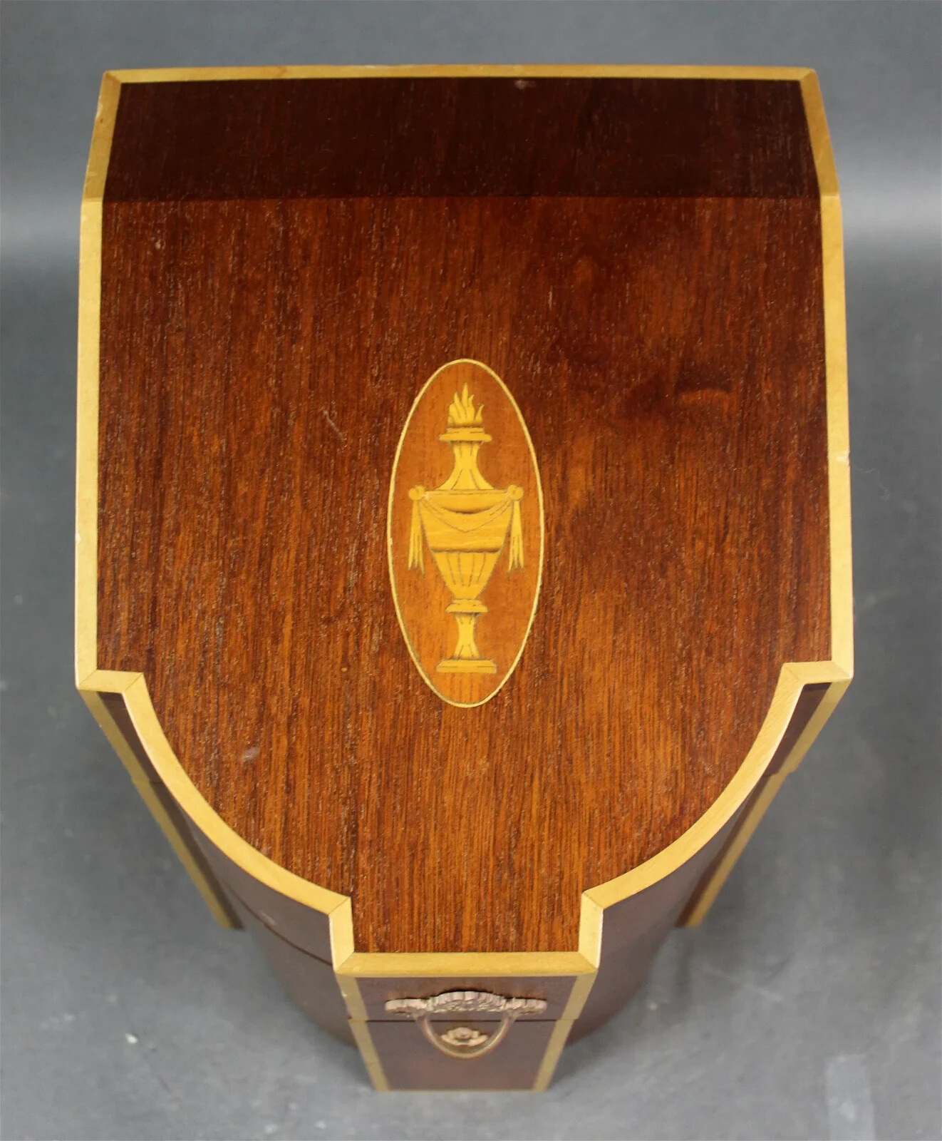 Neoclassical Hepplewhite style Open Mahogany Knife Box Storage | eBay