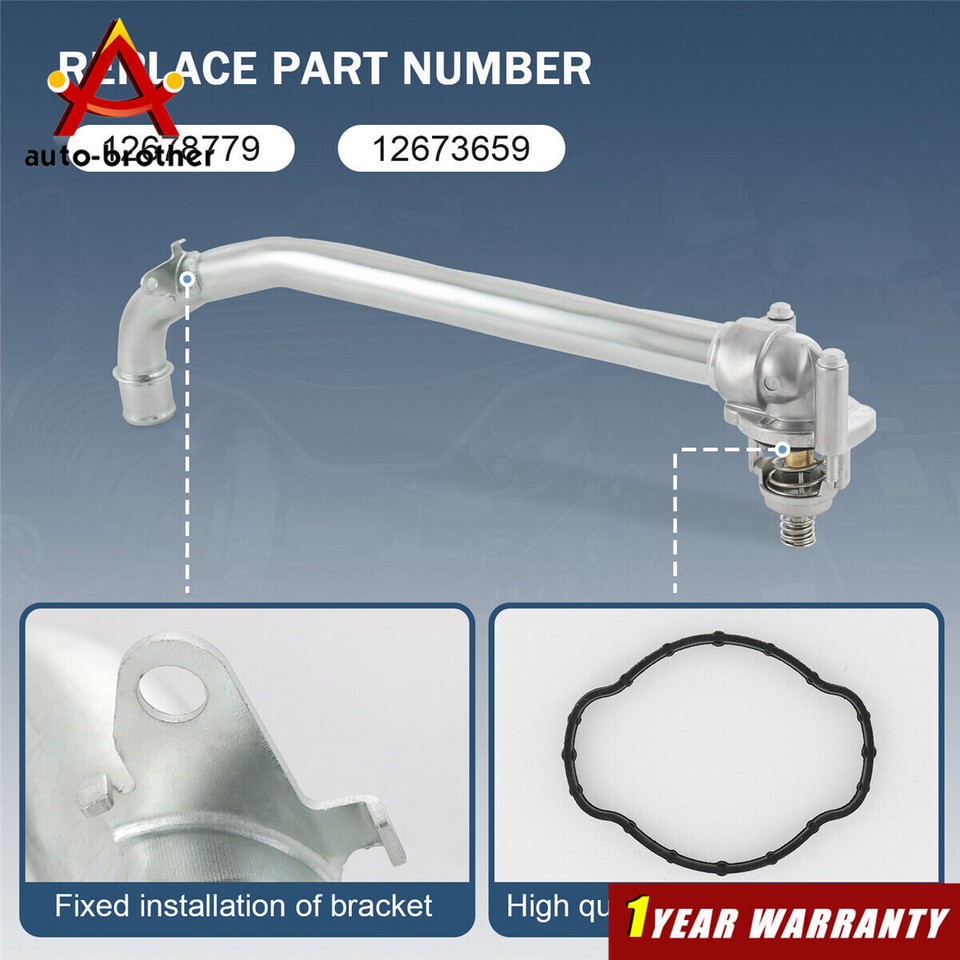 Thermostat Housing Assembly for Cadillac XT5 XT6 GMC Acadia 3.6L 2017 ...