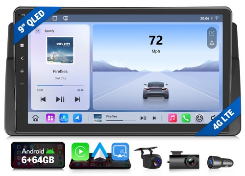 9" Android for BMW E46 325i 328i 330i M3 Car Stereo Flagship Screen ...