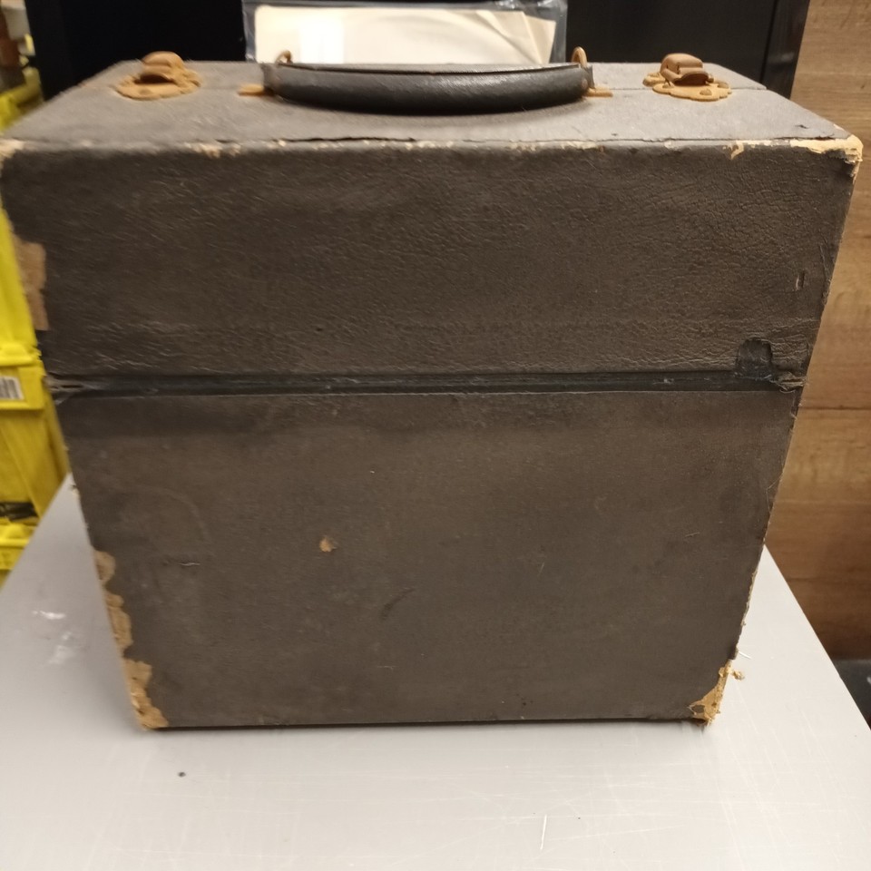 Vintage Black Vinyl Record Storage Case - circa 1940 | eBay UK
