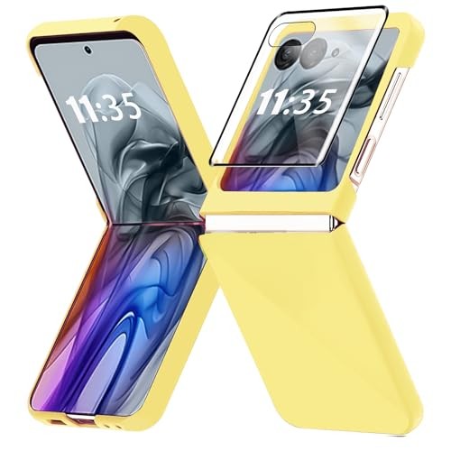 Slim Shockproof Hard Case with Screen Protector for Motorola Razr 2024 ...