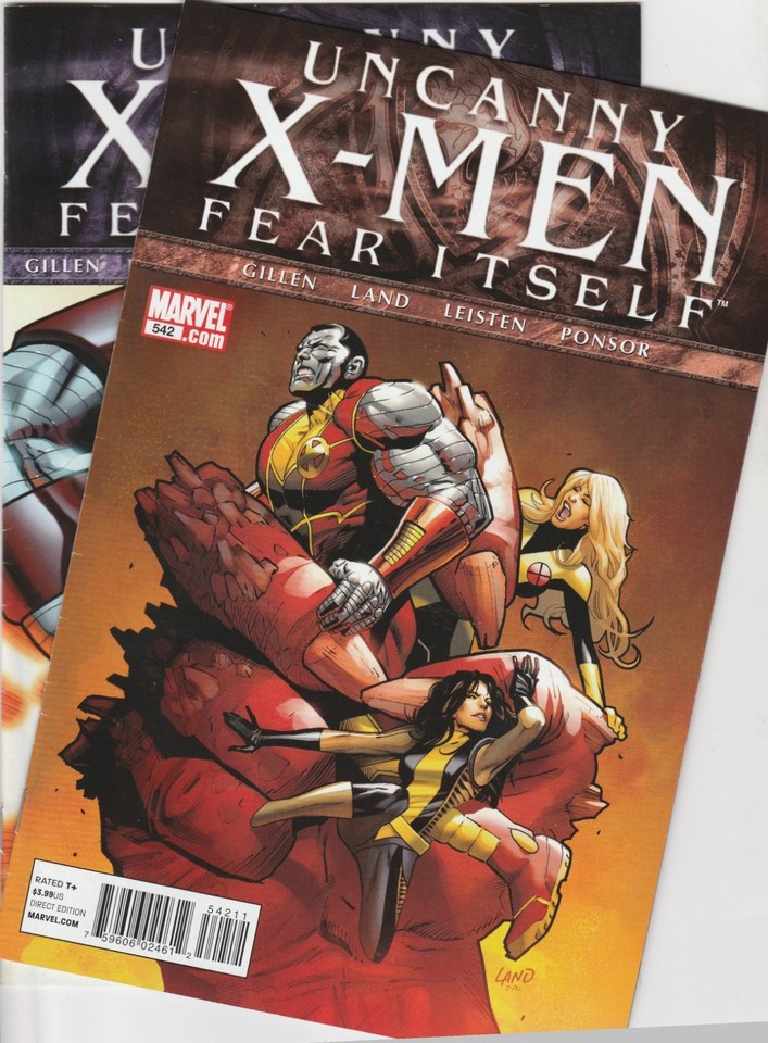 2011 Marvel X-men 542 543 1st Colossus Juggernaut - Gillen Greg Land | eBay