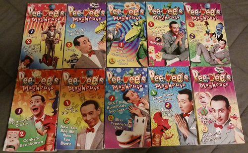 Pee-Wees Playhouse Set VHS, 1996, 10-Tape Set incomplete | eBay