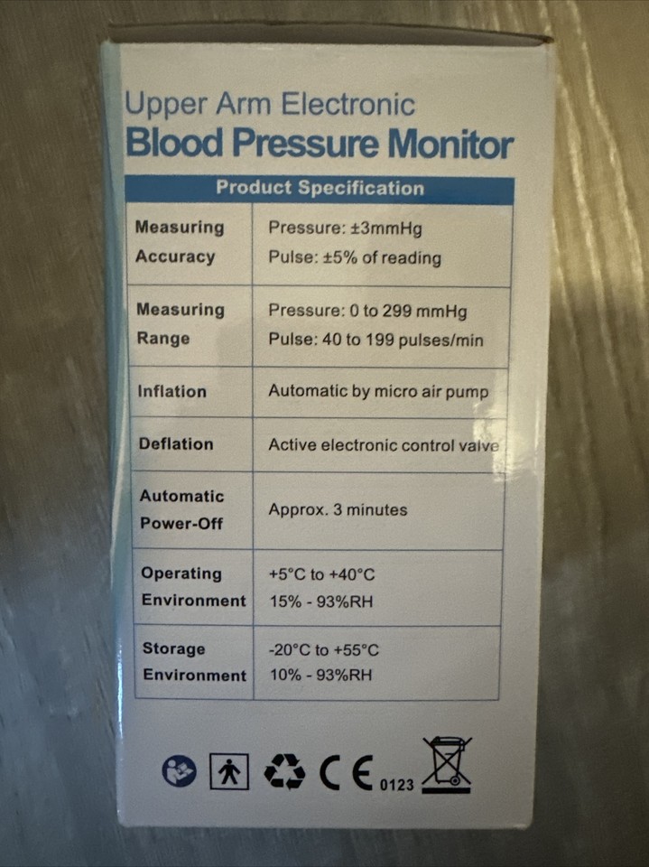 ALPHAMED Upper Arm Electronic Blood Pressure Monitor Model U80EH NEW | eBay