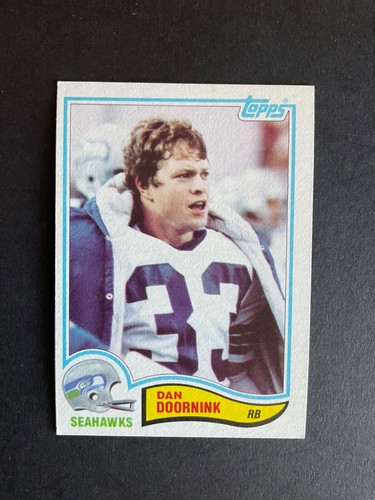 Dan Doornink 1982 Topps Football Card #245 - Seattle Seahawks Running ...