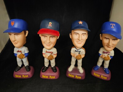 1995 SAMs NOLAN RYAN Mets Angels Astros Rangers Bobblehead Bobble Heads ...