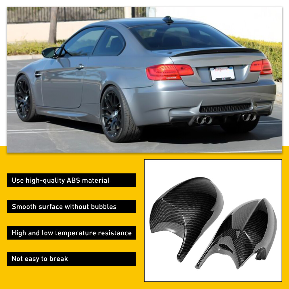 Carbon Fiber M3 Style Mirror Cover For BMW E90 E92 LCI 328i 335i 2009 ...