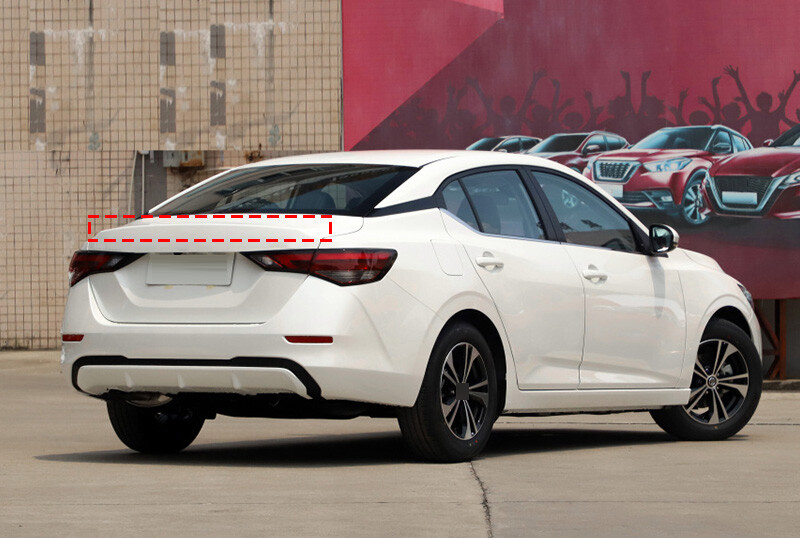 Primed Rear Trunk Spoiler Wing Flap 1pcs Fit For Nissan Sentra Sylphy ...