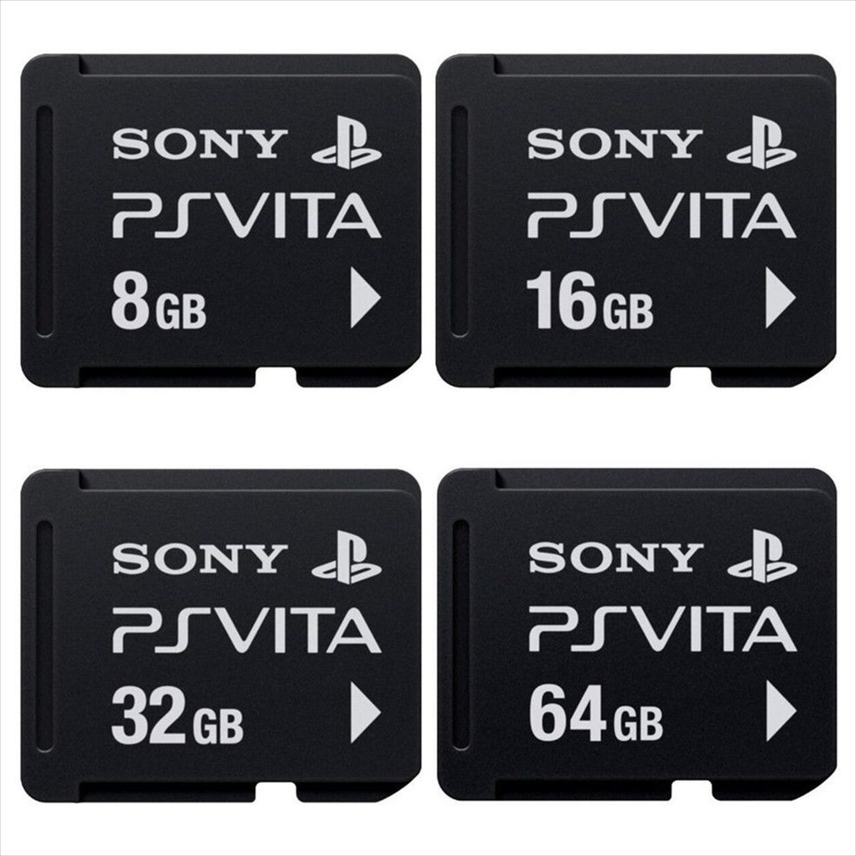 SONY GENUINE Playstation PSV PS Vita Memory Card Formatted 64 32 16 8 ...