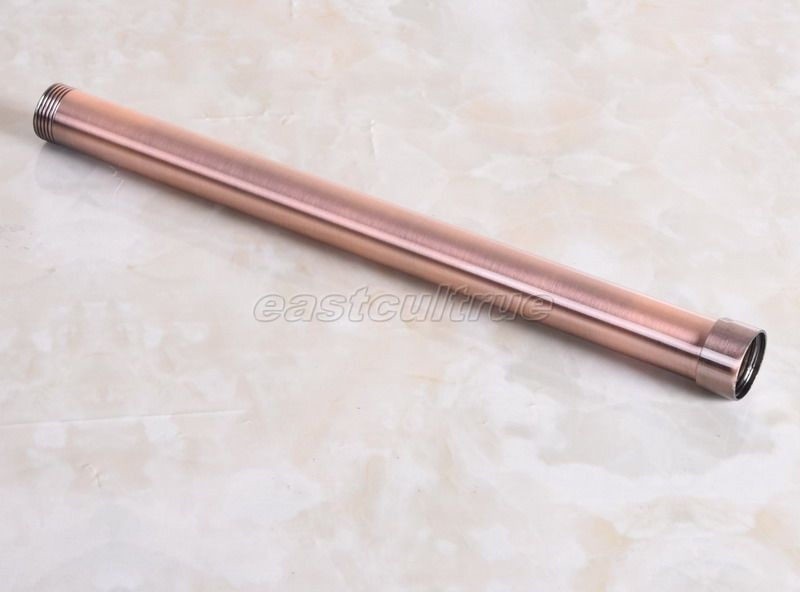Red Copper Extension Tube Pipe Rod For Rain Shower Faucet Set (G3/4 ...