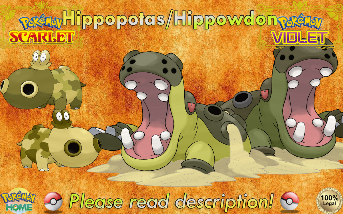 Hippopotas Evolution Pin By Ignacio On Dibujos | Pokemon Go Team