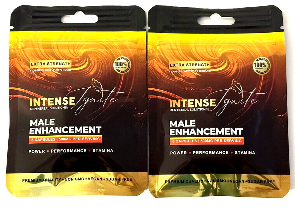Intense'Ignite Fast Acting Male Performance Herbal Supplement -24 Pills ...
