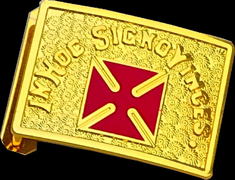 Masonic IN HOC SIGNO VINCES Red Cross SR Knights of T… - Gem