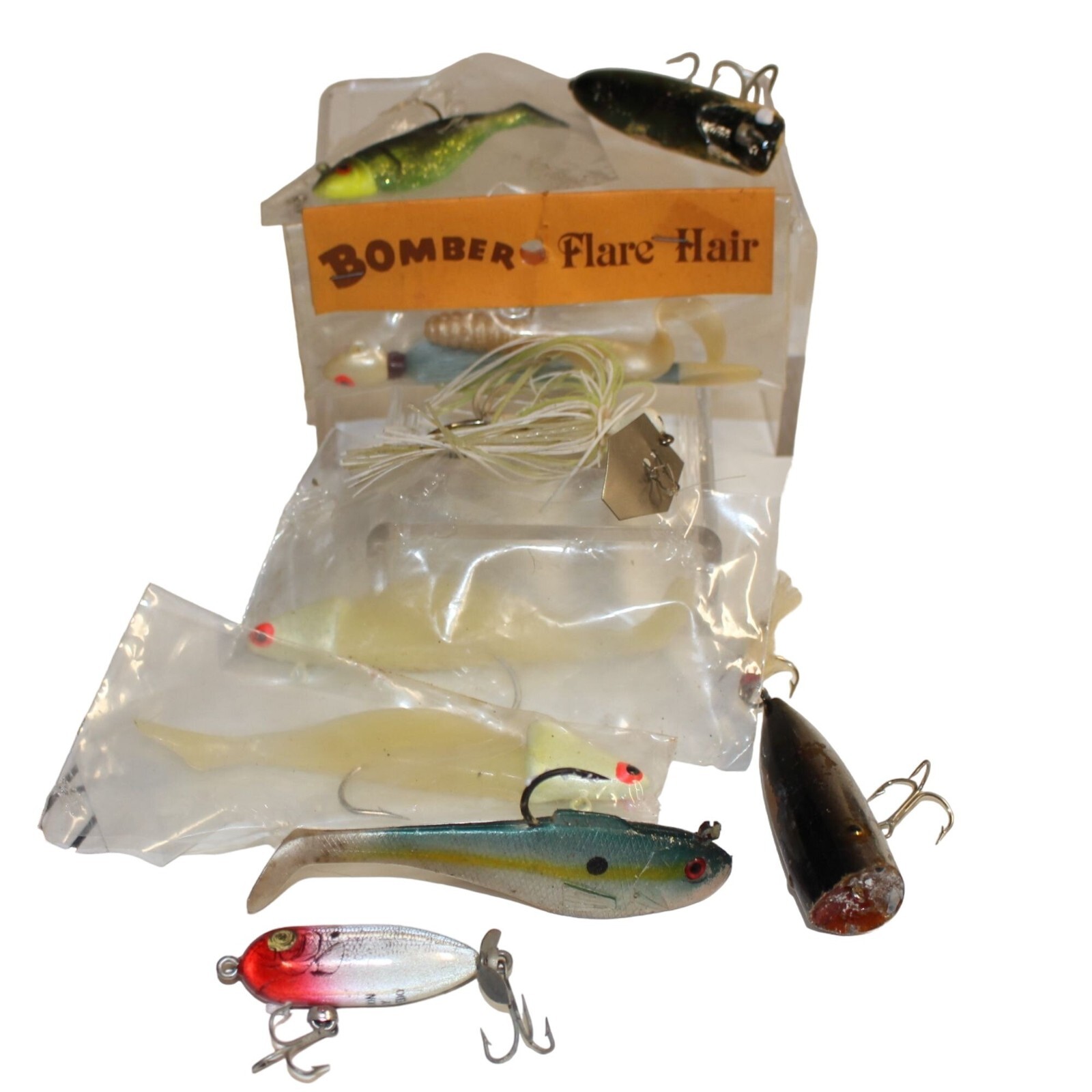 Fishermans Lot Lures - Set of 9 Misc Fish Lures with hooks | eBay