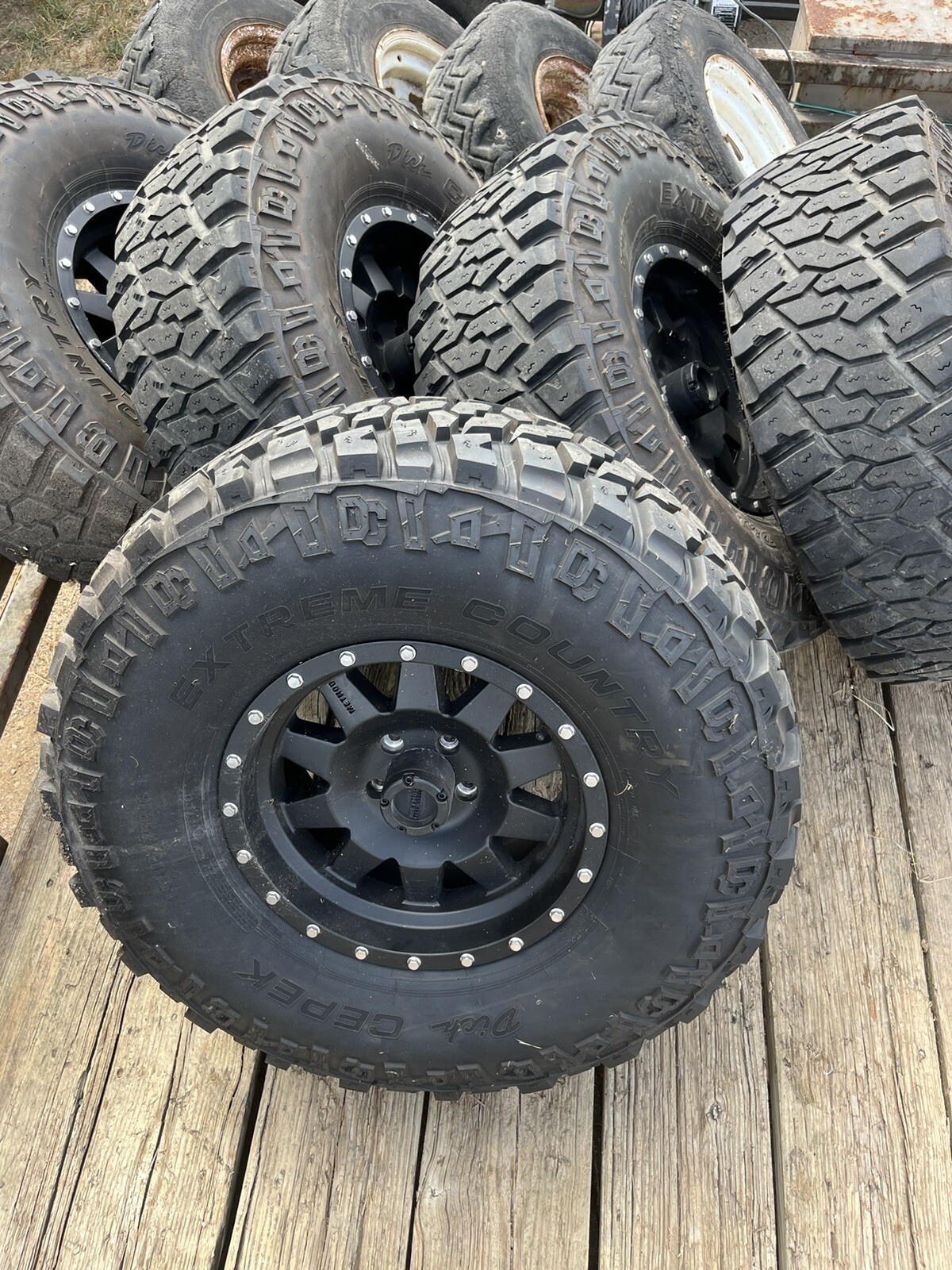 Jeep TJ Wheels and Tires Used. High Quality Method Wheels/Dick Cepek. 5 ...