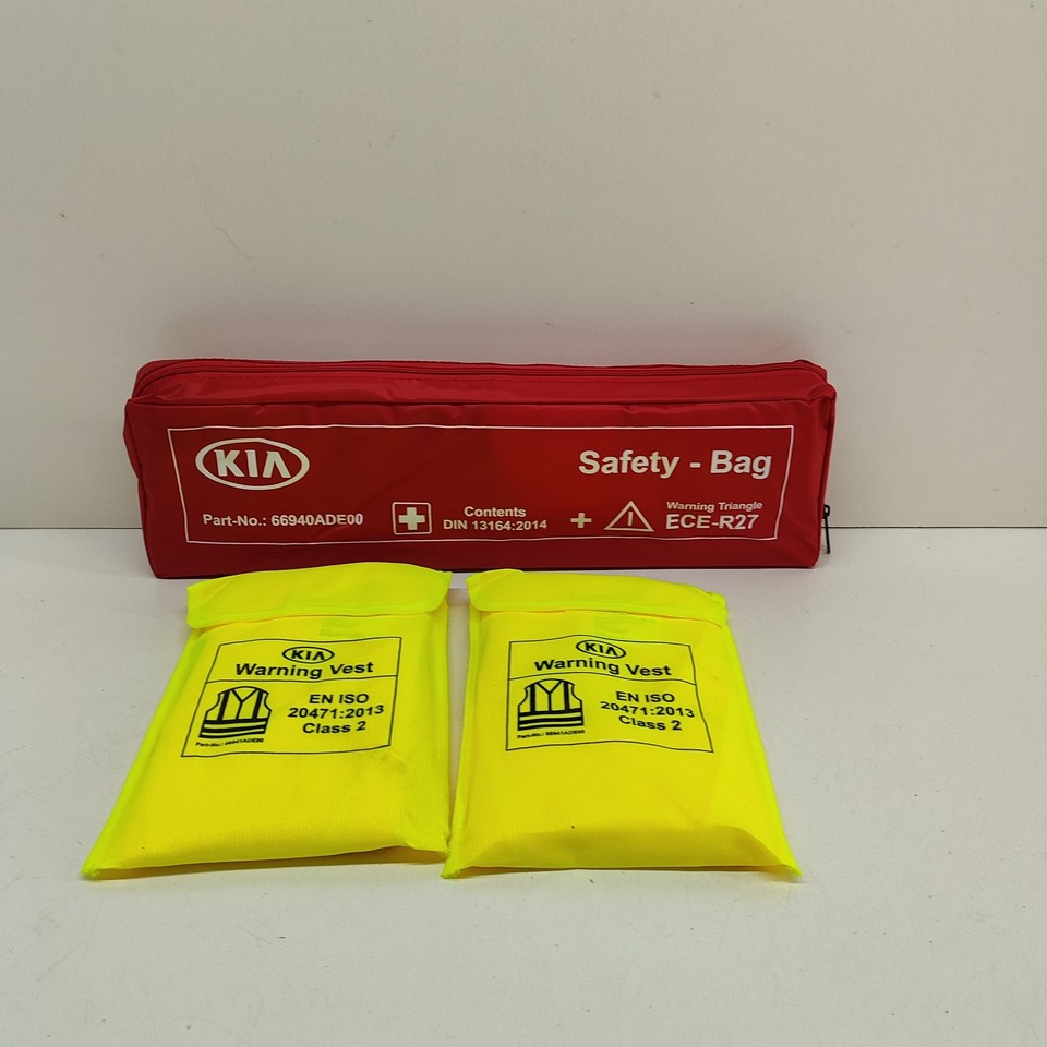 KIA SOUL SK3 First Aid Safety Vests Emergency Warnign Sign Kit 66940 ...
