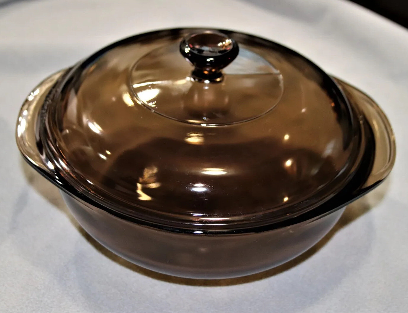 Visions Amber Pyrex with Lid and Basket 1.5 quart 023-N, 623C-N,6230-RB ...