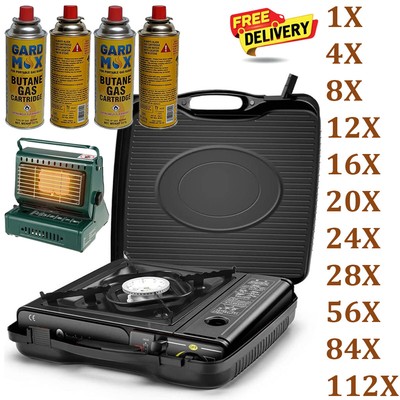 Butane Gas Bottles Canisters for Portable Stoves Cookers Grill Heaters ...