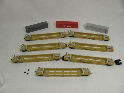 N SCALE LOT OF WALTHERS TTX WELL CARS & CONTAINERS | eBay