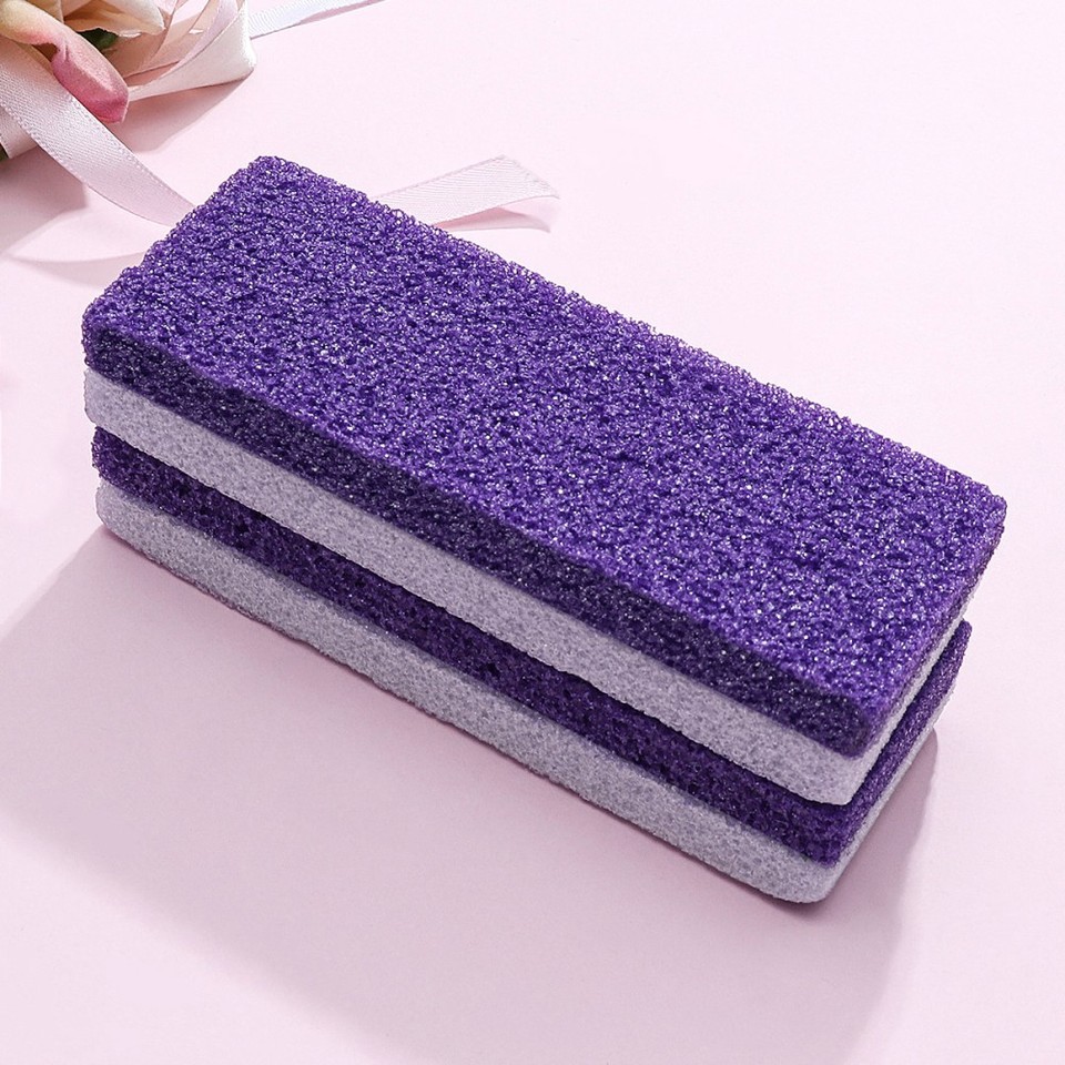 Pumice Stone Remover for Feet Purple Block Pummel Foot | eBay